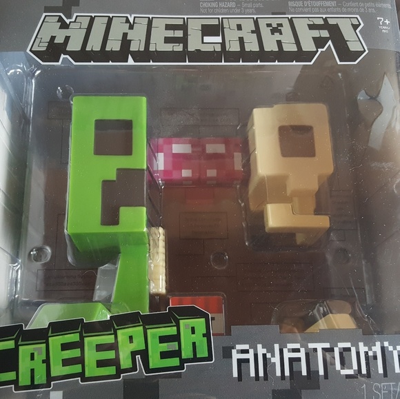 Minecraft | Accessories | Minecraft Creeper Anatomy Figure | Poshmark
